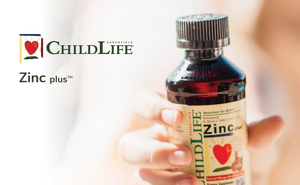 ChildLife Essentials, Essentials, Zinc Plus, Natural Mango Strawberry ...