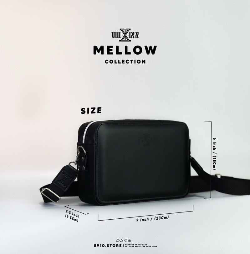 MELLOW กระเป๋าสะพายข้าง 6 แบบสี แถมกล่อง ipad mini หนัง PU กันน้ำ ทรง ...