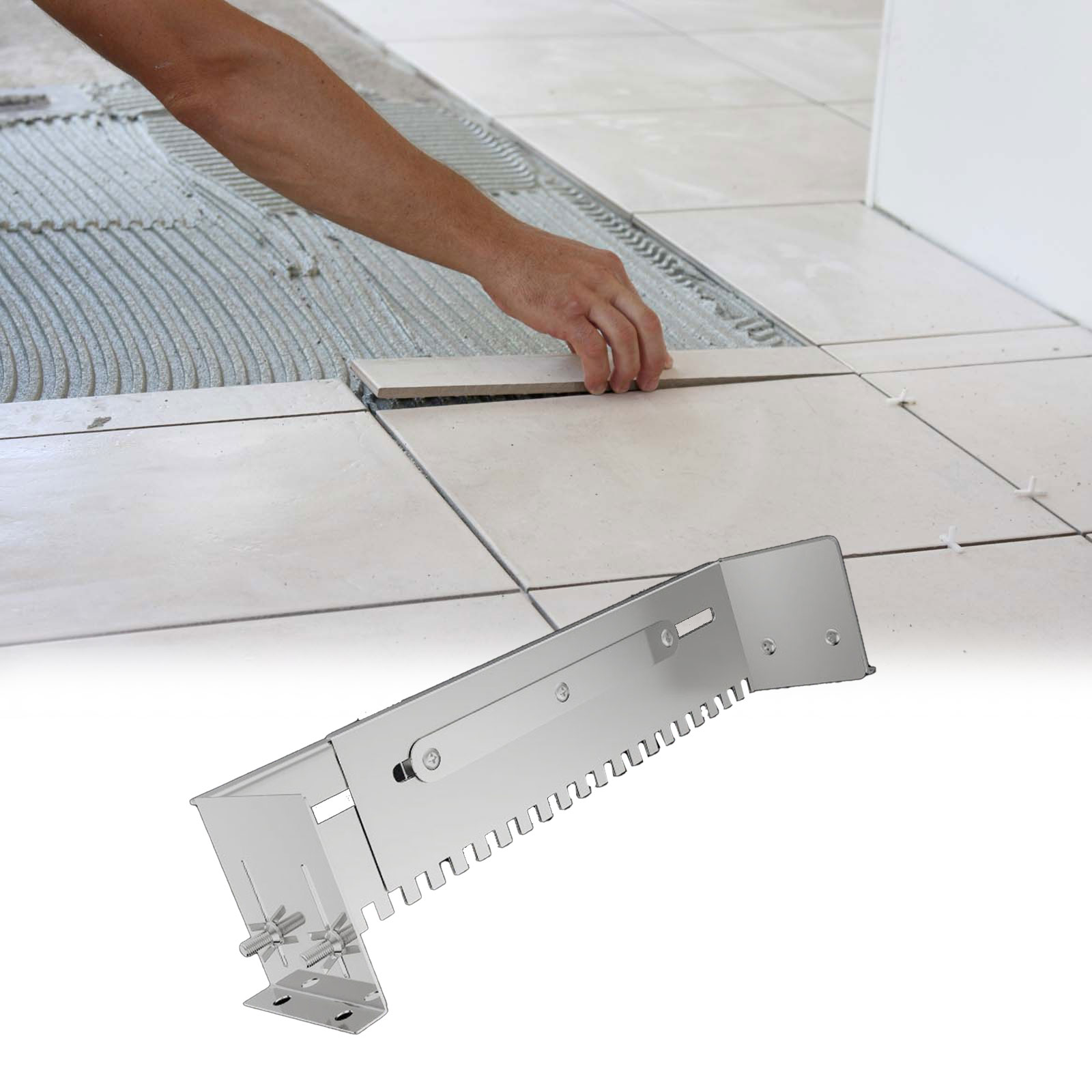 ถูกที่สุด ขนาดใหญ ่ Scraper Sawtooth Trowel Scraper กาว Scraper Mason ...