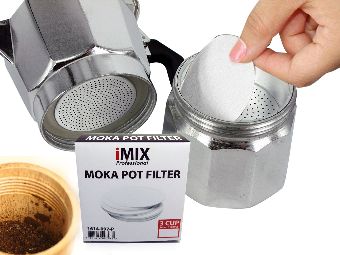 Moka Pot Paper Filter กระดาษกรองกาแฟ สำหรับ มอคค่าพอท ขนาด 3 คัพ ...