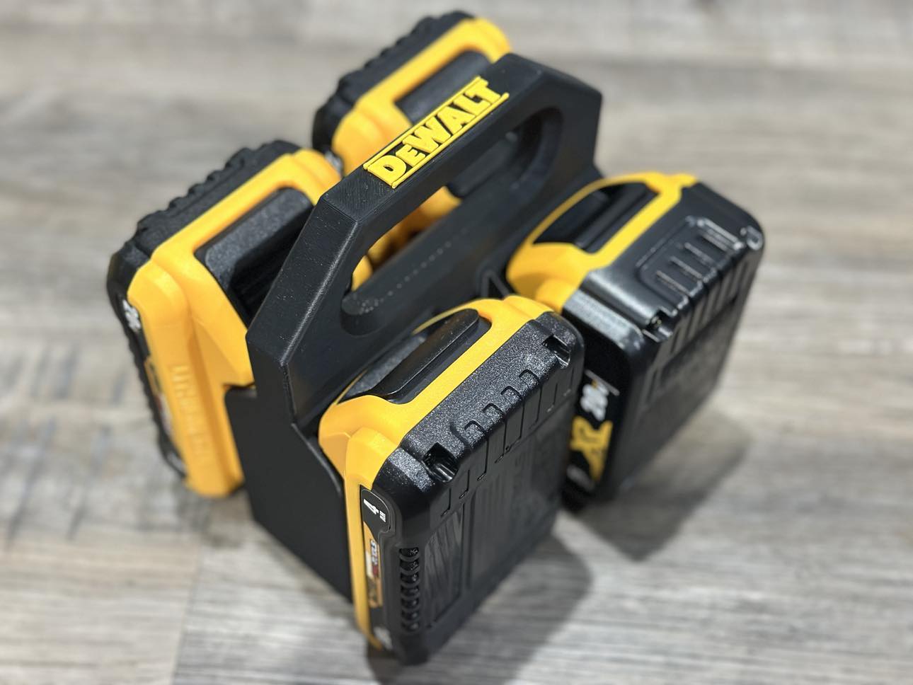 ตะกร้าแบต Battery Bucket สำหรับแบต DEWALT MILLWAUKEE Makita 18V,20V ...