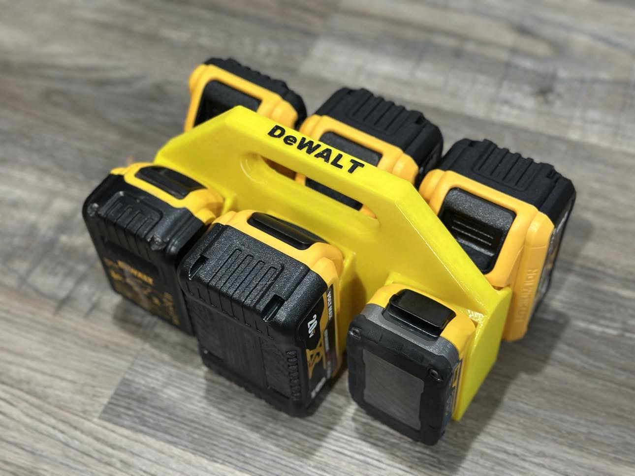 ตะกร้าแบต Battery Bucket สำหรับแบต DEWALT MILLWAUKEE Makita 18V,20V ...