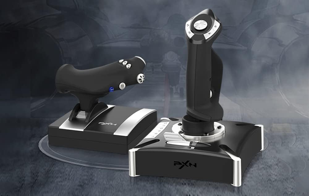 PXN 2119PRO Flight Stick จอยสติ๊ก USB Flight Controller Dual-Vibration ...