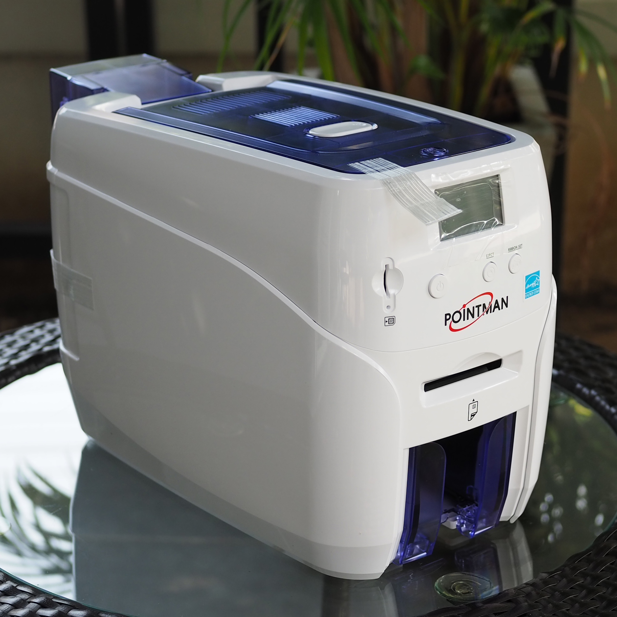 Pointman เครื่องพิมพ์บัตรพลาสติก เครื่องพิมพ์บัตรพนักงาน Plastic card ...