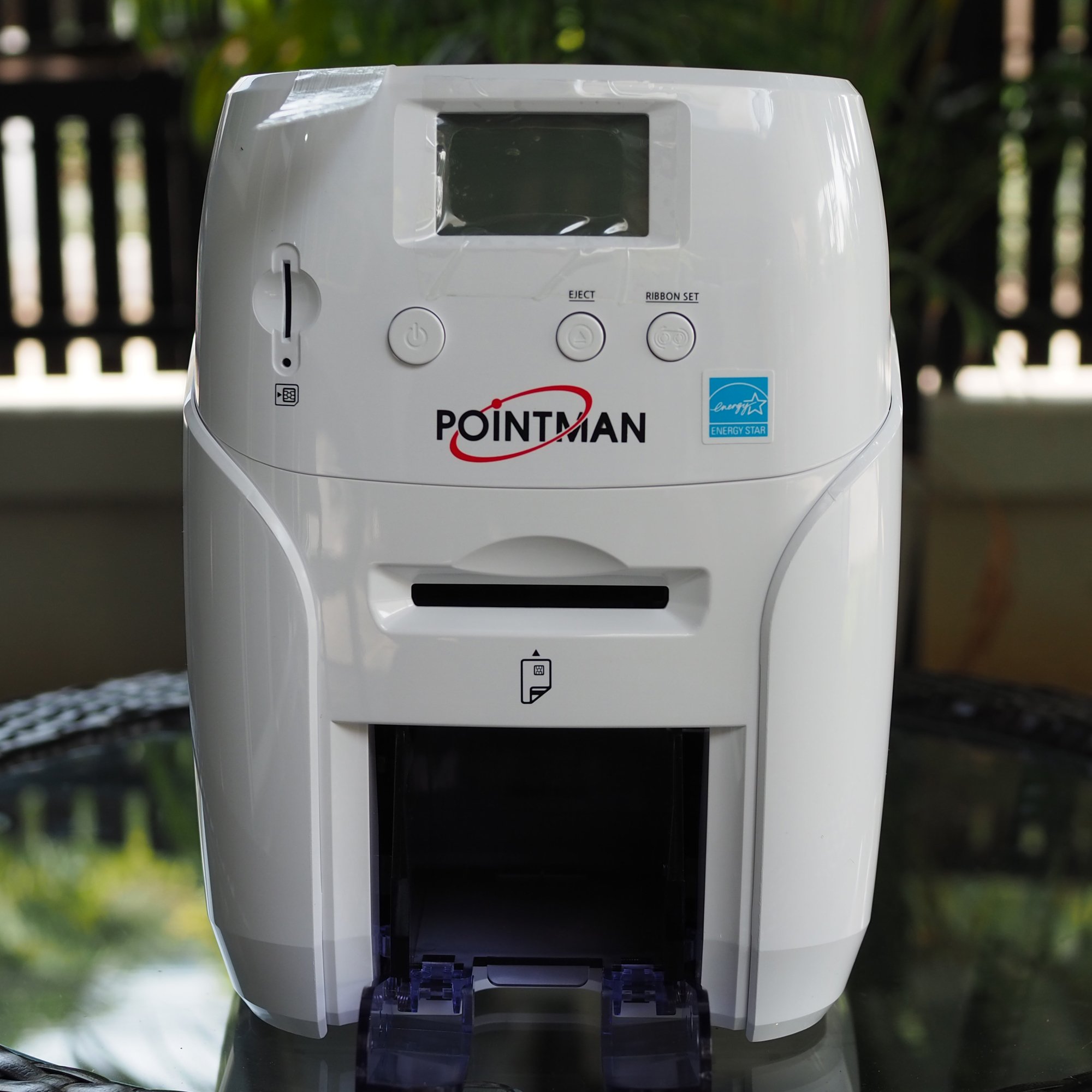 Pointman เครื่องพิมพ์บัตรพลาสติก เครื่องพิมพ์บัตรพนักงาน Plastic card ...