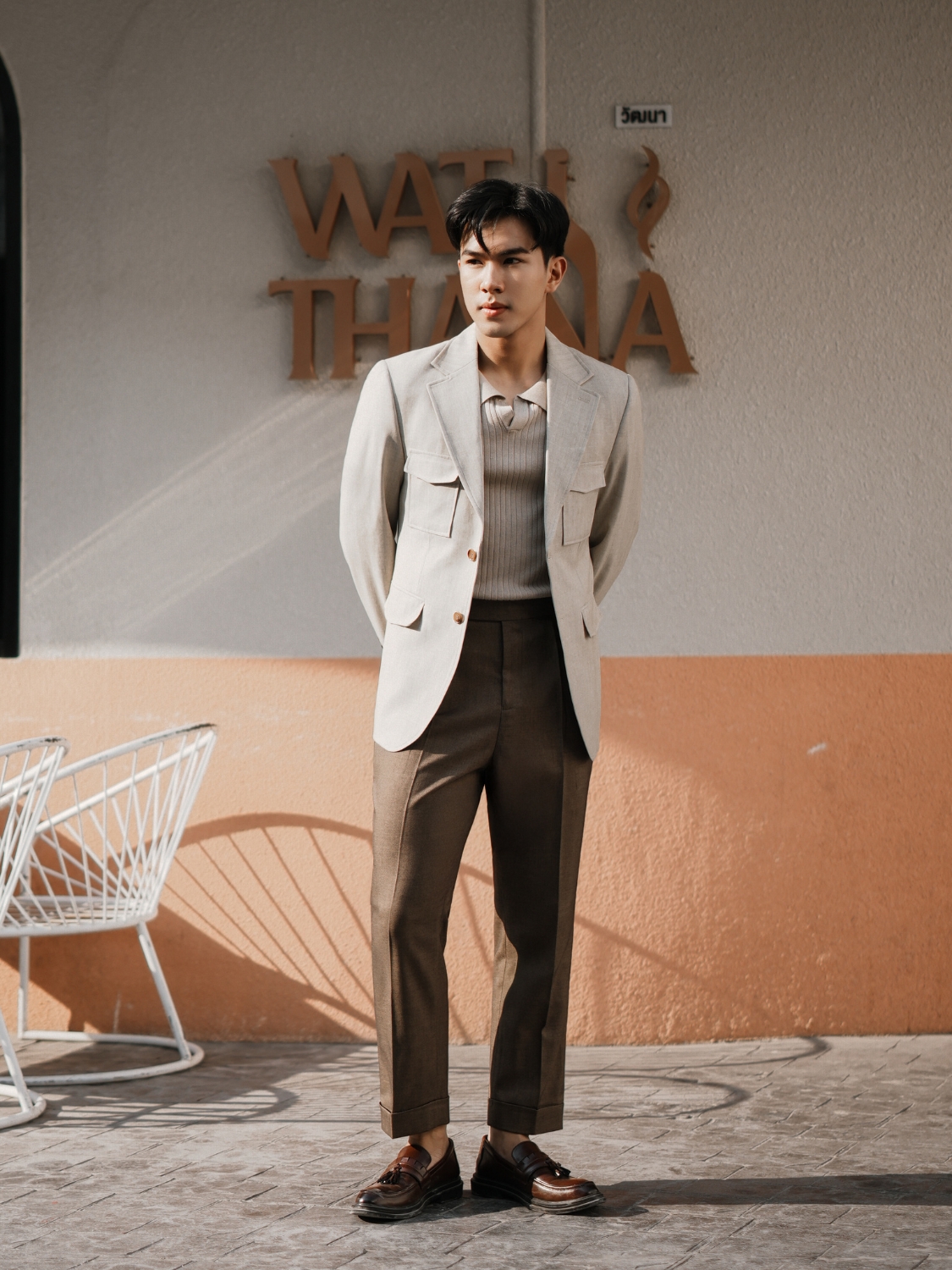 DANDY COSMO | [4สี] กางเกง London Classic Double Pleated [ ️มีบริการตัด ...