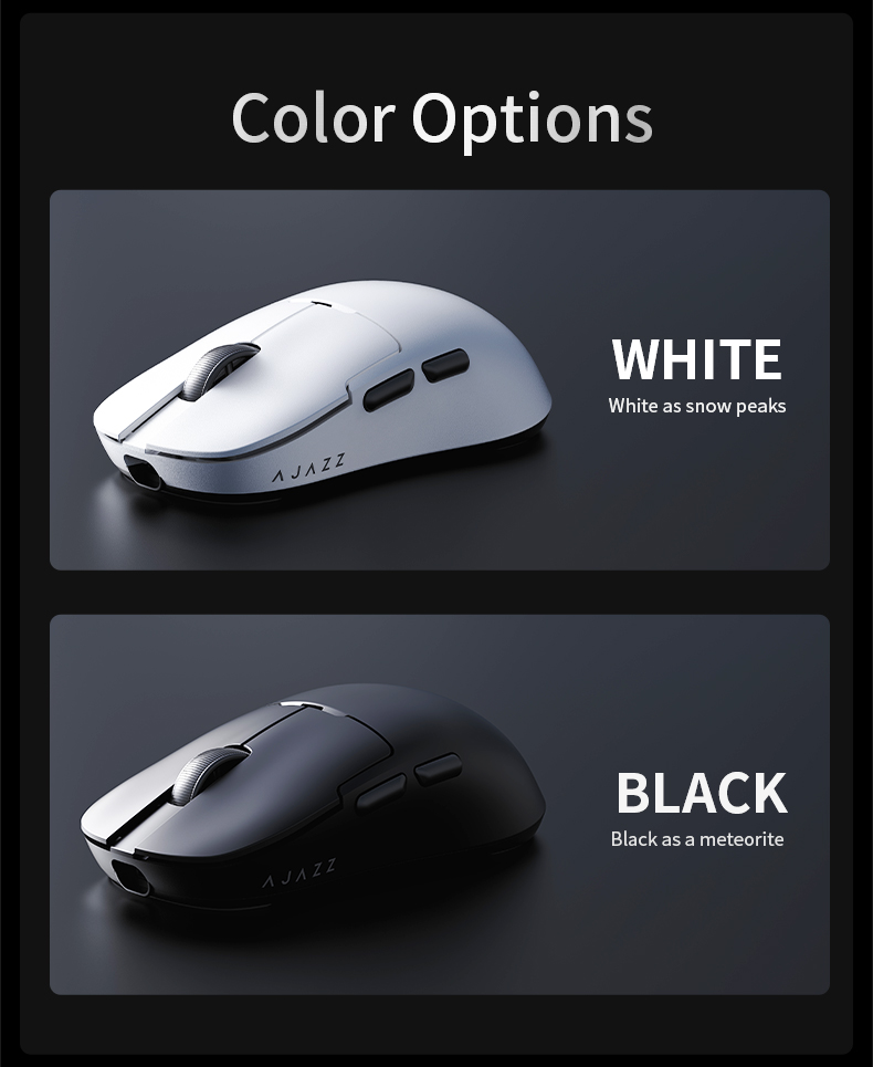 เมาส์เกมมิ่ง Ajazz AJ159NL NearLink Long Lasting Version Tri-Module PAW3311 Wireless Mouse รับ ...