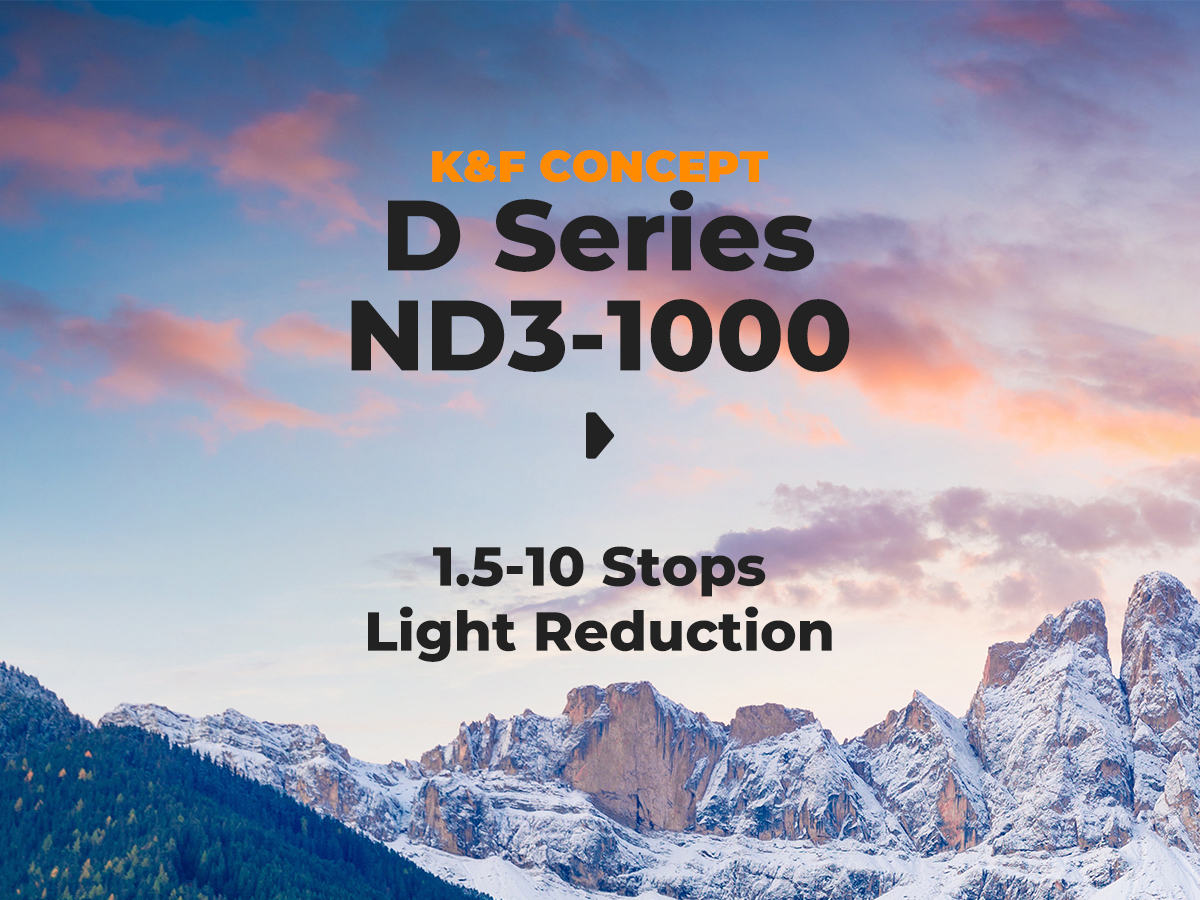 K&F CONCEPT ND3-1000 Adjustable ND Filter แบบบางพิเศษ เคลือบ Green Anti ...