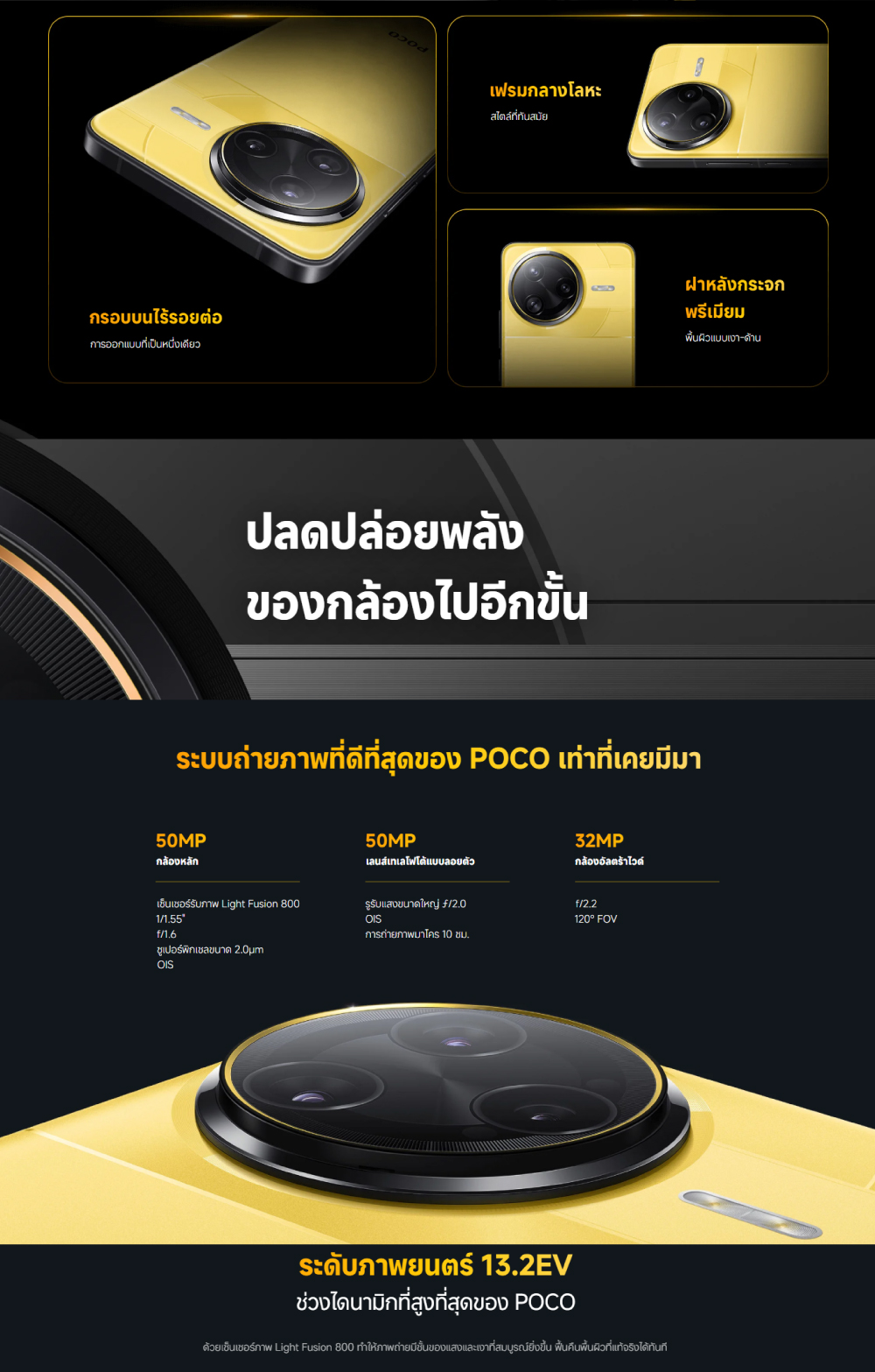 XIAOMI POCO F7 Ultra 5G 12+256/16+512 ชิปเซ็ตเรือธง Snapdragon® 8 Elite ...