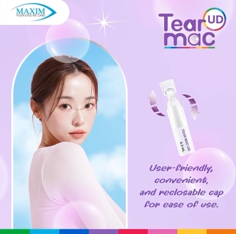 น้ำตาเทียม น้ำยาหล่อลื่นและให้ความชุ่มชื้นแก่ดวงตา Tear Mac UD (Single ...