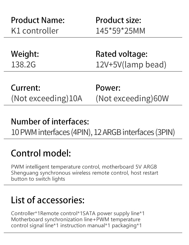 ARGB Fan Hub Controller Box Lovingcool กล่องคุมไฟ สำหรับพัดลม ARGB ...