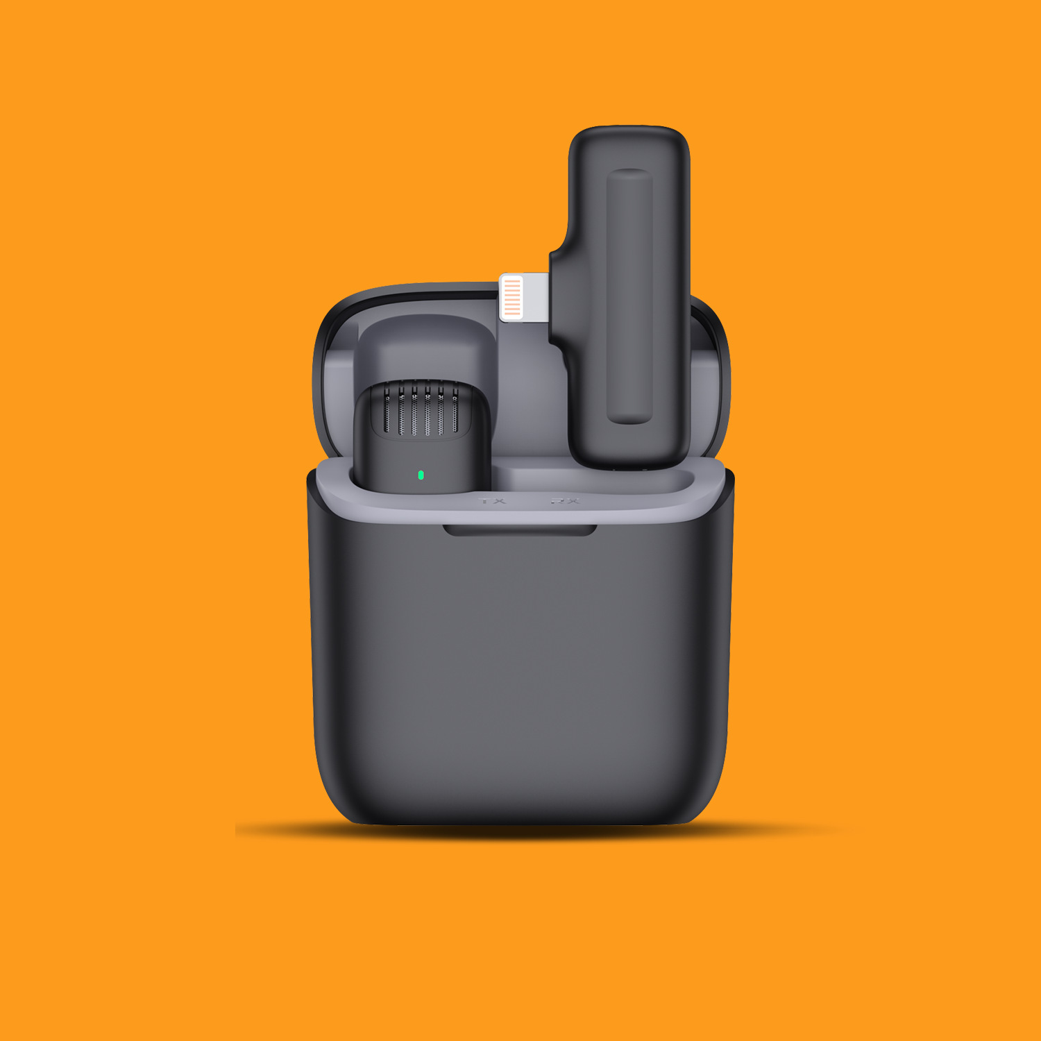 J11/J13 ไมโครโฟนไร้สาย Wireless Microphone พร้อมเคสชาร์จพกพา ไมค์ไลฟ์สด หนีบปกเสื้อ ตัดเสียงรบ ...