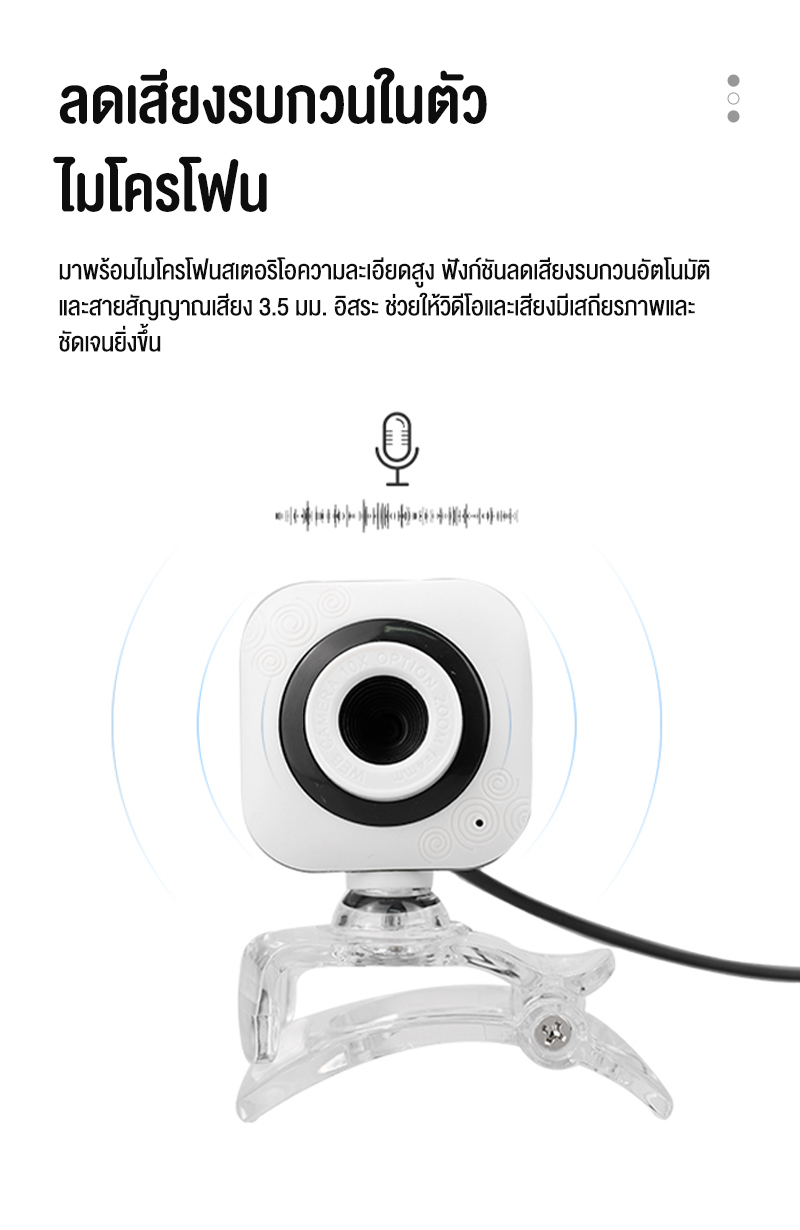 OLYPS เว็บแคม Webcam 1080P HD Mini Webcam With Microphones 2MP 4MP ...