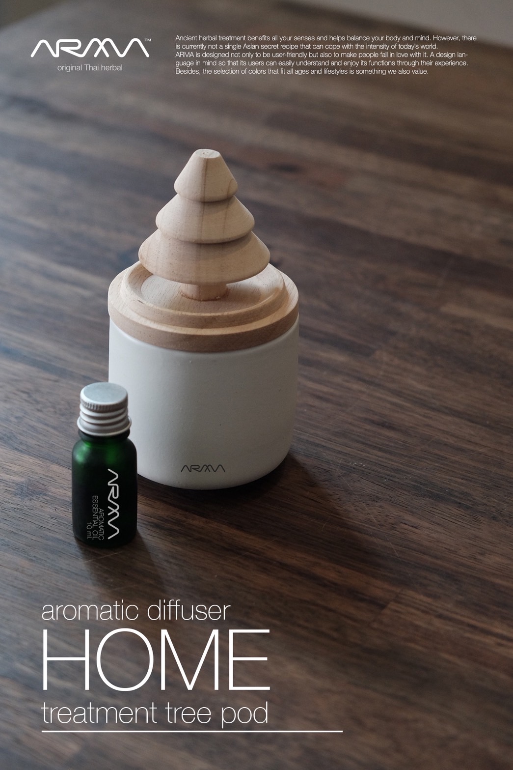 ARMA Essential Oil น้ำมันหอมระเหย ขนาด 10ml. สำหรับ ARMAhome Tree Pod ...