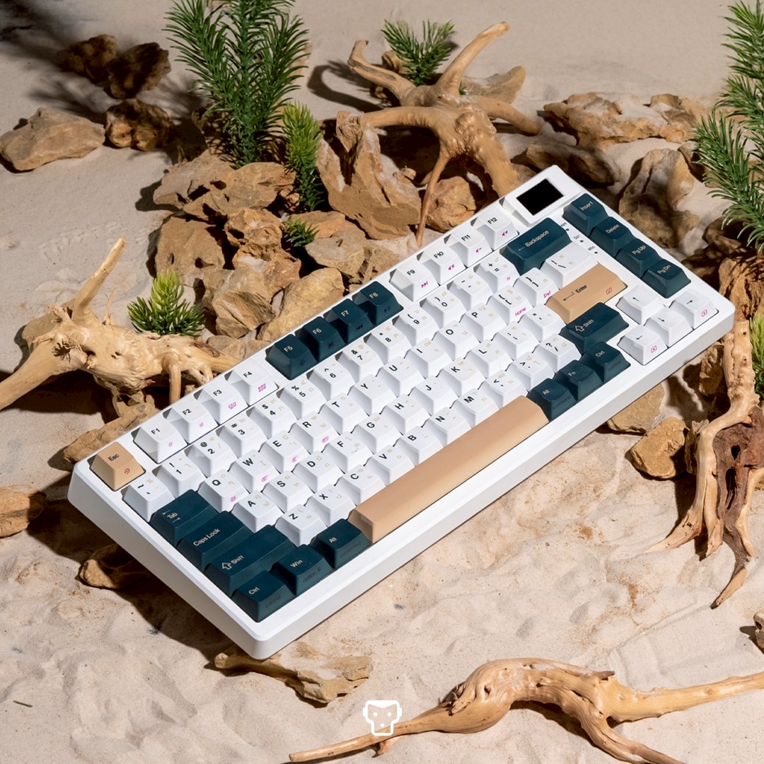 [รับประกันสินค้า 1 ปี] SARU คีย์บอร์ดเกมมิ่ง COLOR TFT KX-81 Jupiter จอ ...