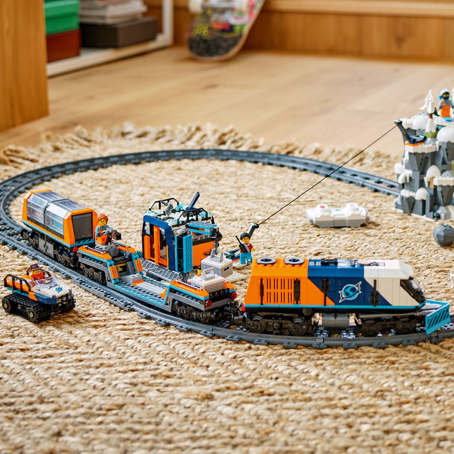 LEGO City 60470 Explorers' Arctic Polar Express Train (1517pcs ...