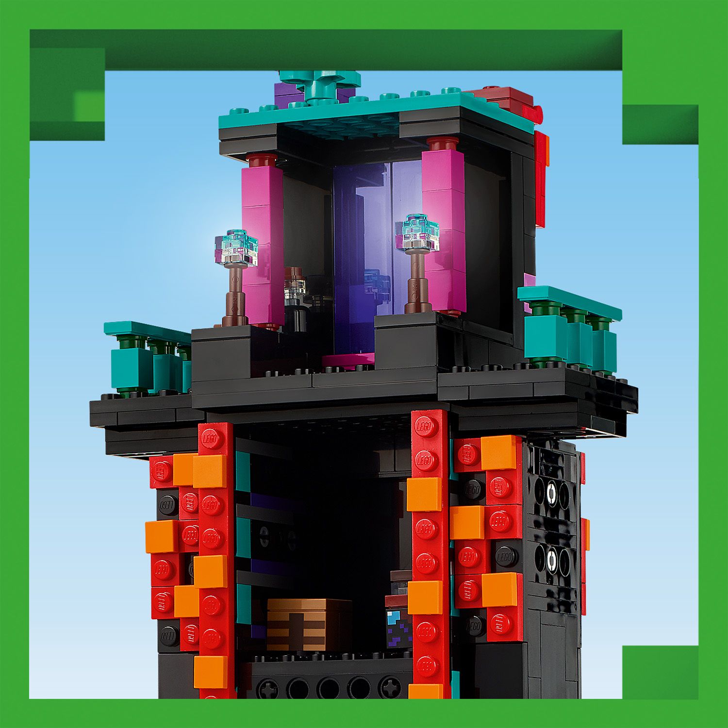 LEGO Minecraft 21279 The Enderman Tower (867 Pieces) | Shopee Thailand
