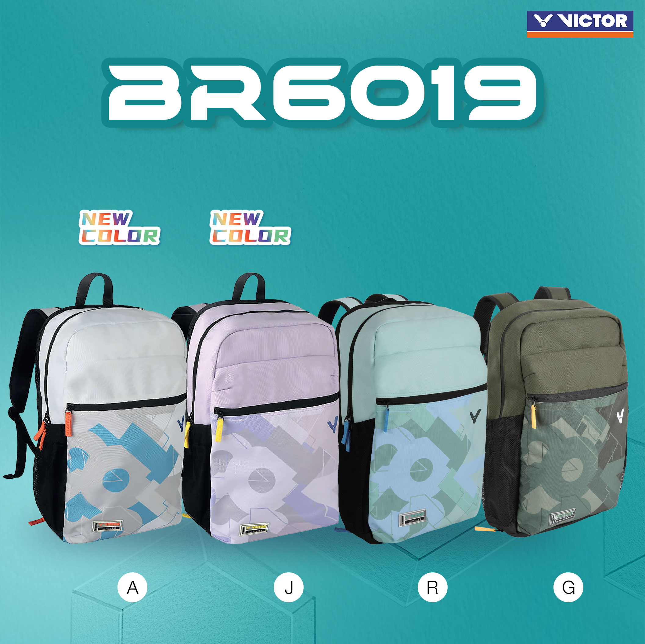 VICTOR กระเป๋ากีฬาแบดมินตัน กระเป๋าเป้ รุ่น BR6019 | Shopee Thailand