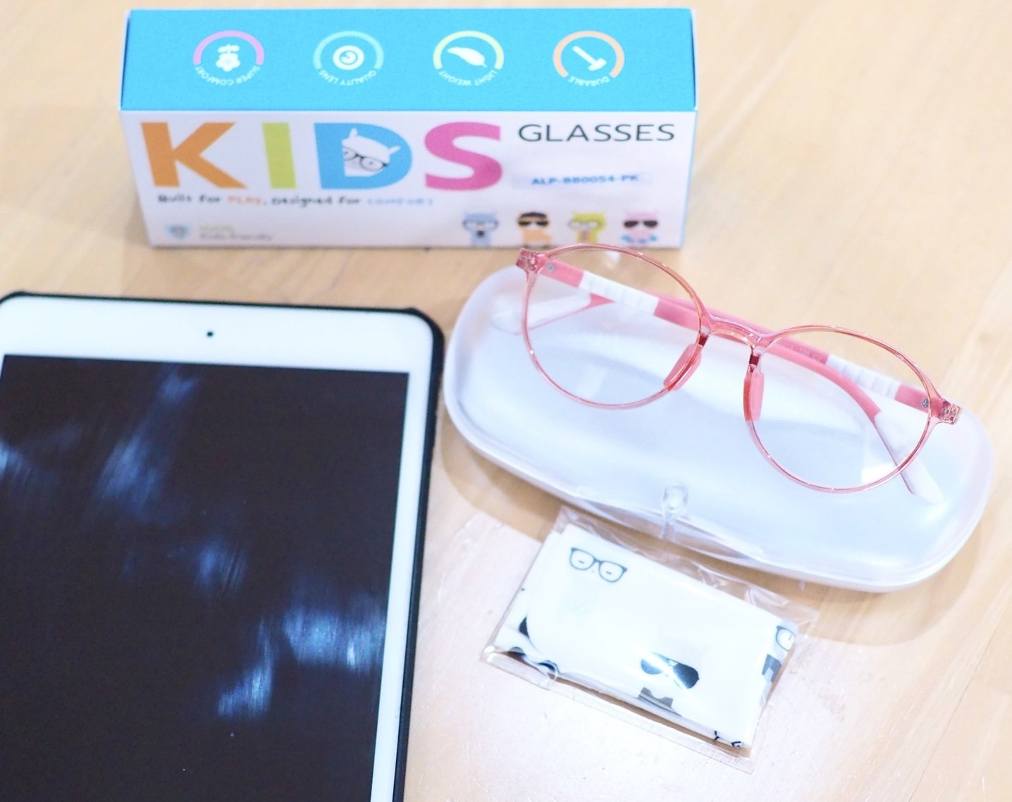 ALP แว่นกรองแสงสีฟ้า จากคอมพิวเตอร์ แว่นเด็ก อายุ 3-12 ปี กรอบTR90 งอได้ไม่แตก รุ่น ALP-BB0054 ...