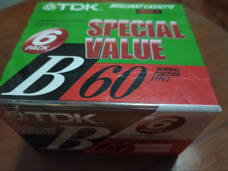 เทปเปล่า บันทึกเสียง ของใหม่ TDK 60 นาที เทป Tape Cassette อัดเสียง ยก ...