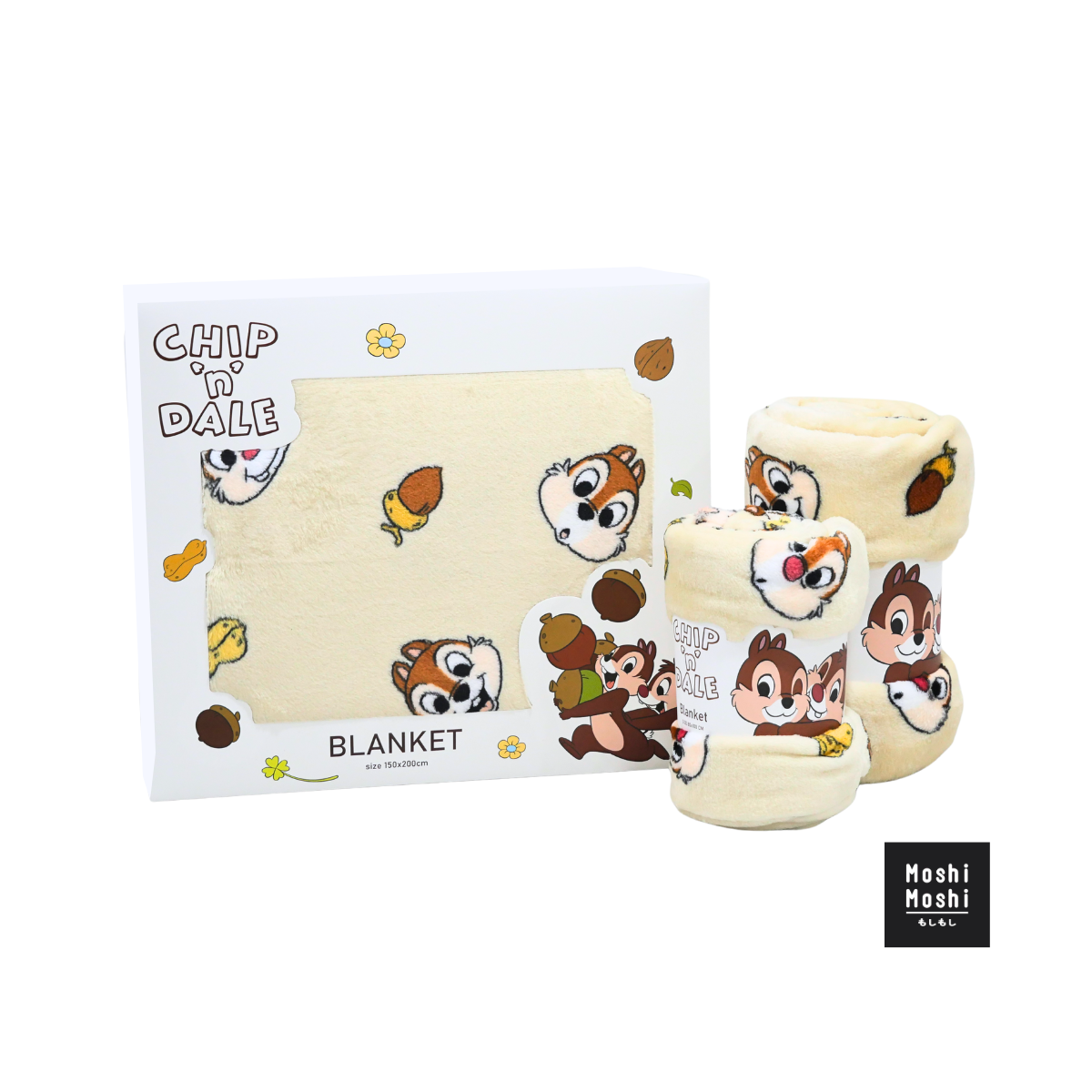Moshi Moshi ผ้าห่มโมชิโมชิ ผ้าห่มขนนุ่ม ลาย Chip 'n Dale ลิขสิทธิ์แท้ ...