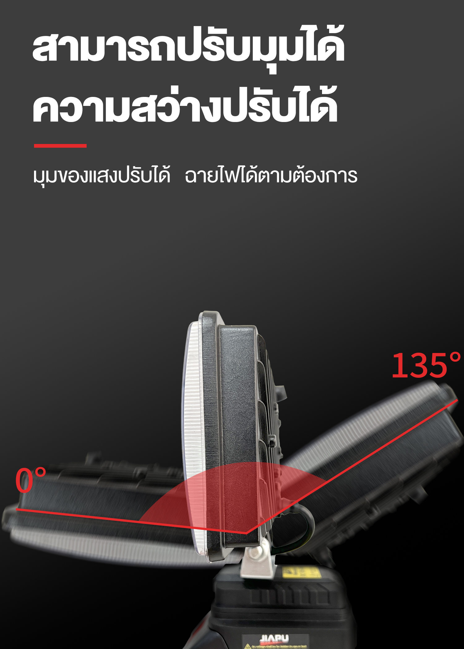 🔥มีสต็อก🔥JIAPU ไฟ LED ทำงานไร้สาย 21V 90วัตต์ไฟ LED สําหรับแบตเตอรี่ลิเธียม USB ไฟฉายสปอตไลท์ ...