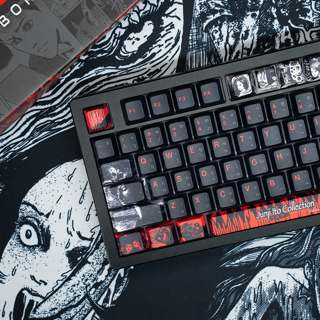 Set Keycap “EGA X JUNJI ITO COLLECTION” เซ็ทคีย์แคป Full Set 128 Key ...