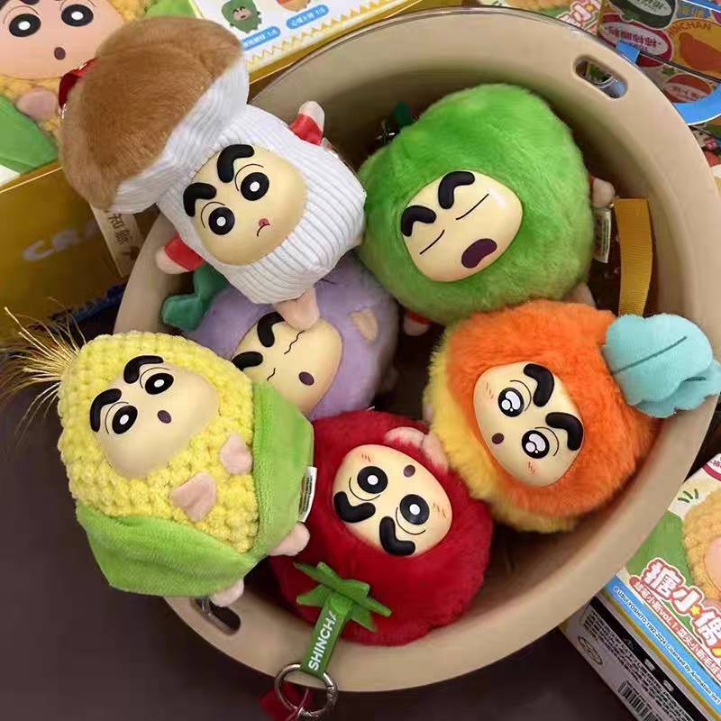 พร้อมส่งในไทย!! กล่องสุ่ม 52Toys ชินจัง Crayon Chin Chan Vegetable ชิน ...