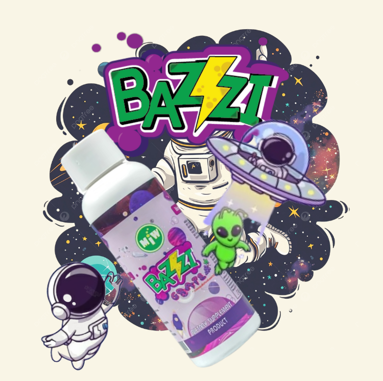 BAZZI Galaxy syrup ไซรัปอวกาศเพลิดเพลิน สำหรับสายปาร์ตี้ ใช้ผสม ...