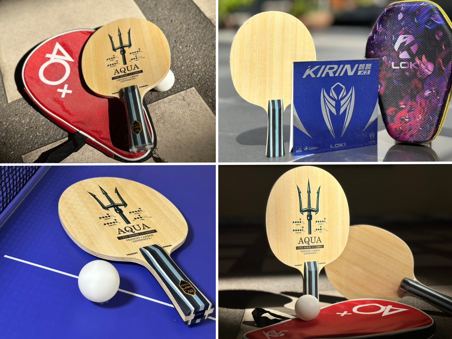 แถมไม้ปิงปองฟรี Aqua Trident หรือ Power Allround เพียงซื้อ ยางปิงปอง 2 ...