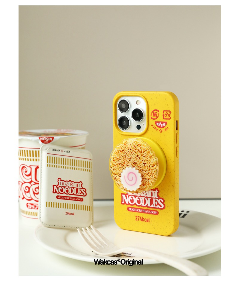 Wakcas Instant Noodle Magnetic with Pop and Pocket Card เคสสำหรับ ...