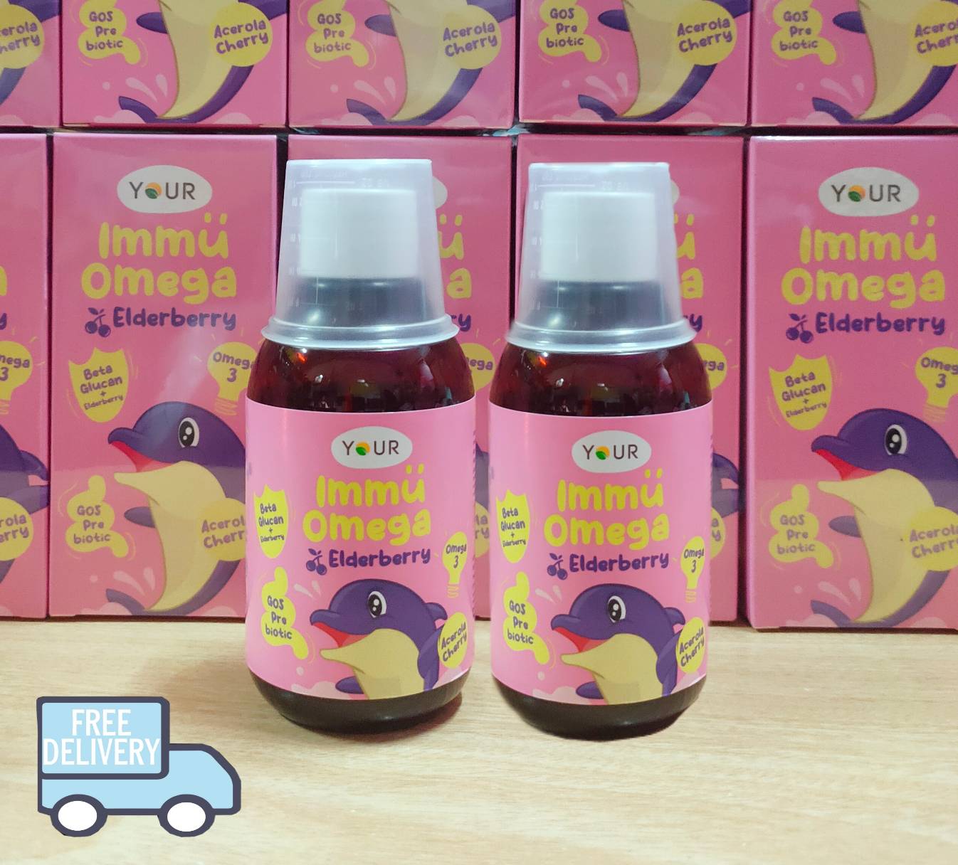 Your Immu Omega ยัวร์ อิมมู โอเมก้า ไซรัปเด็ก เบต้ากลูแคน GOS ...