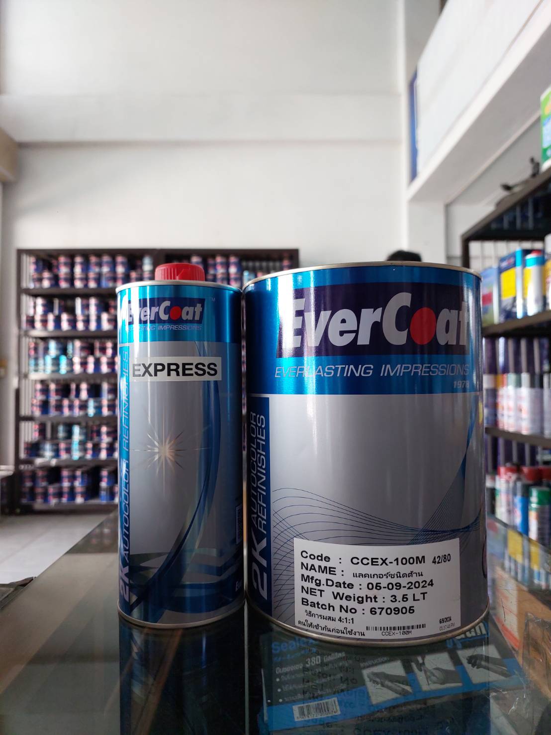 แลคเกอร์ด้าน Evercoat 80% 2k ระบบ 4.1 | Shopee Thailand