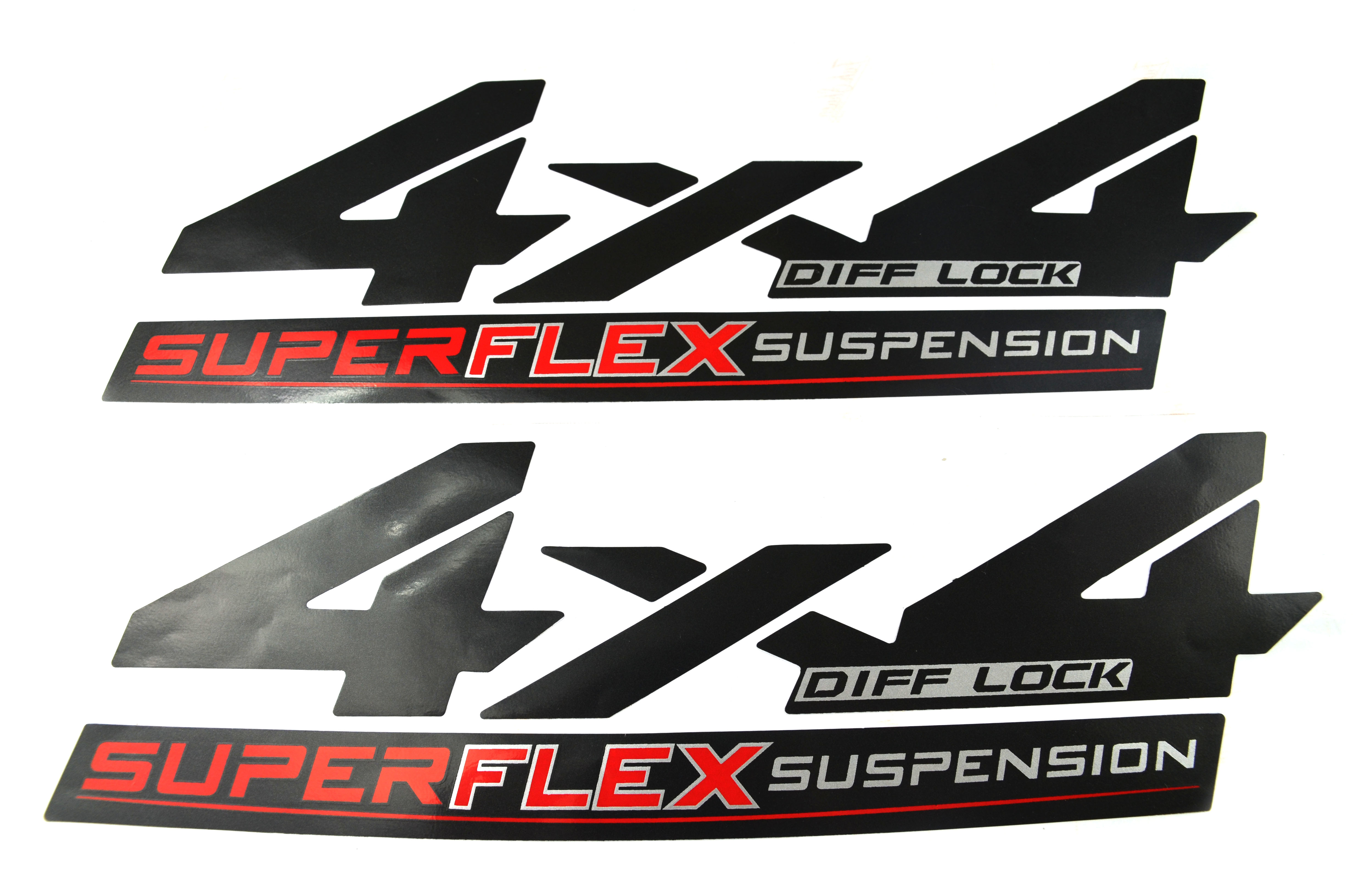 sticker 4x4 diff lock super flex suspension + sticker PRERUNNER SUPER ...