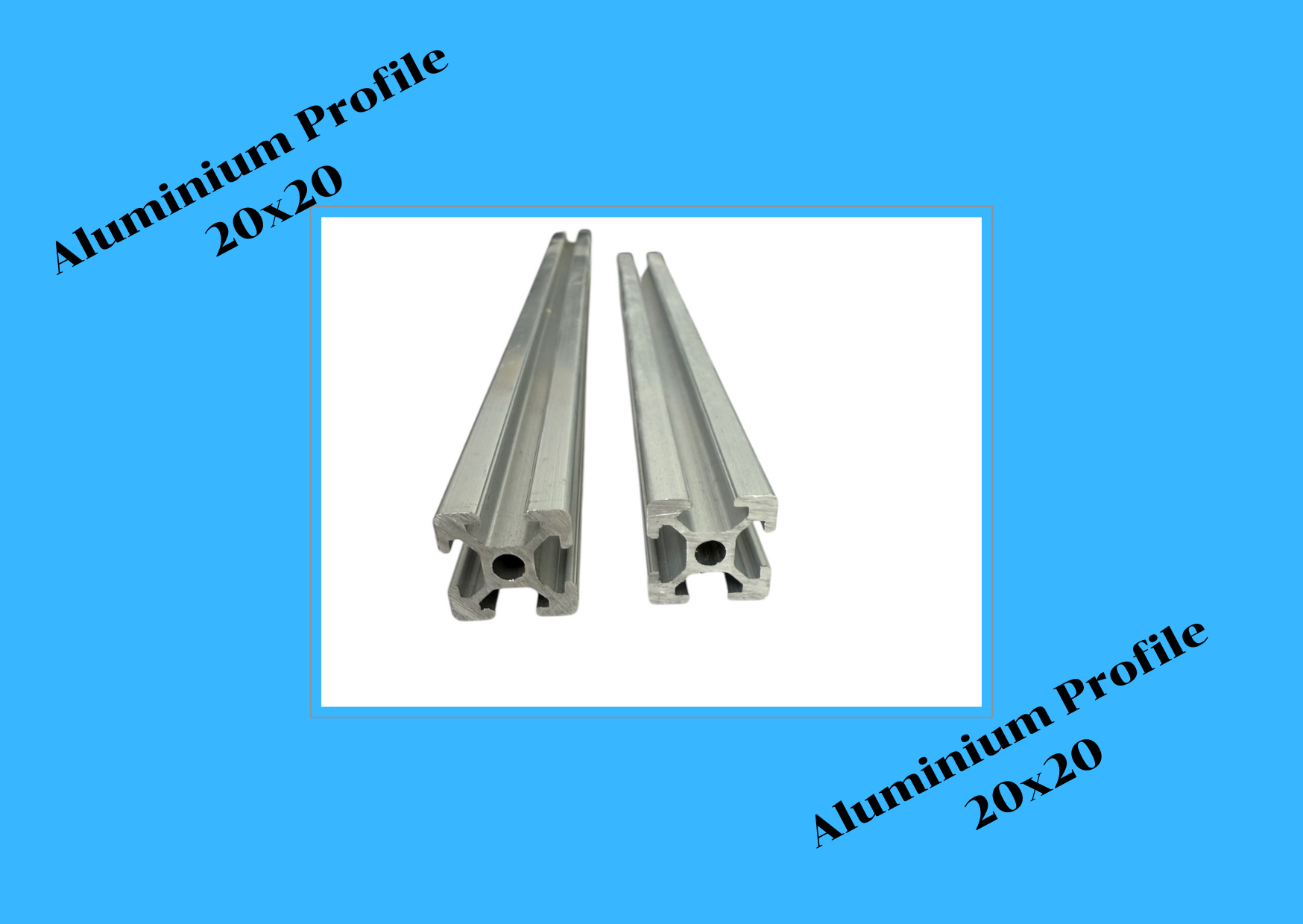 อลูมิเนียมโปรไฟล์ 20x20, Aluminium Profile 20x20 (ความยาวมากกว่า 1เมตร ...