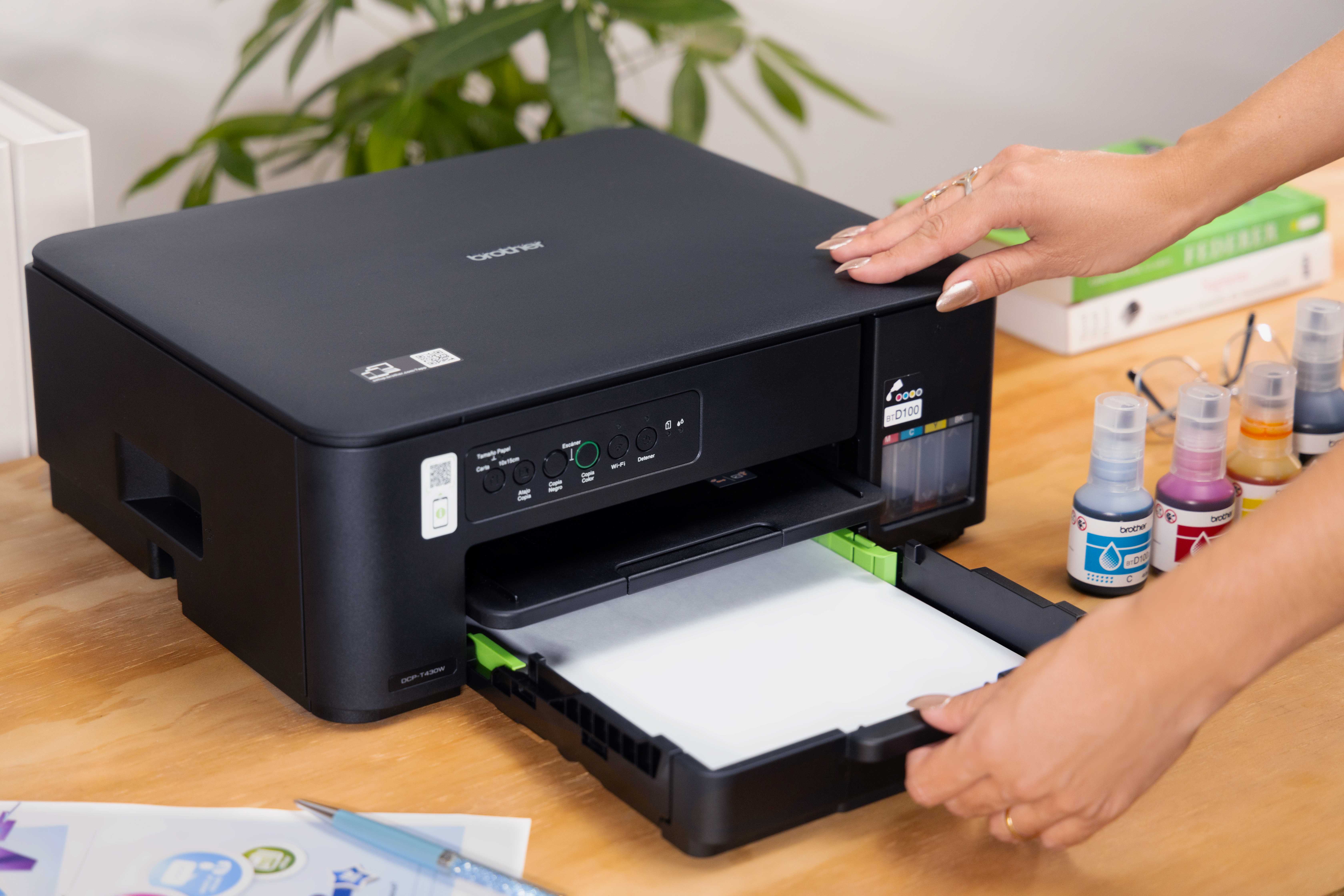 เครื่องพิมพ์อิงค์แท็งค์ Brother DCP‑T430W (แทนรุ่น T420W) พร้อมหมึกแท้ รับประกัน 3 ปี | Shopee ...