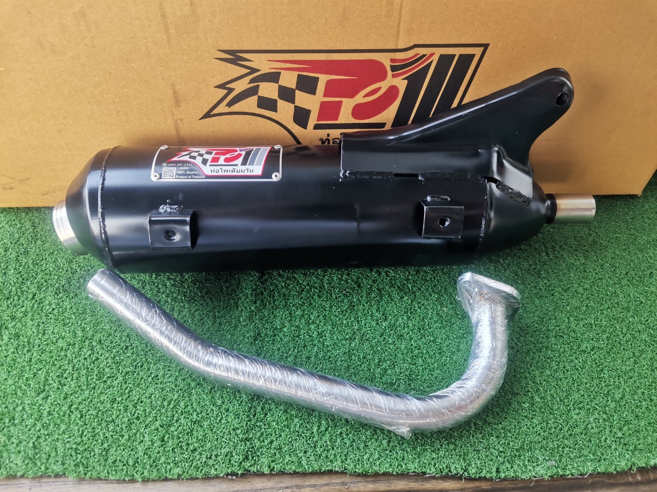 ท่อผ่า รุ่น ฟีโน่115i / มิโอ115i / TTX / ฟีราโน่เ ก่า / ฟิโอเร่ เก่า โพเดียมวัน ผ่าหมก มี ม.อ.ก ...