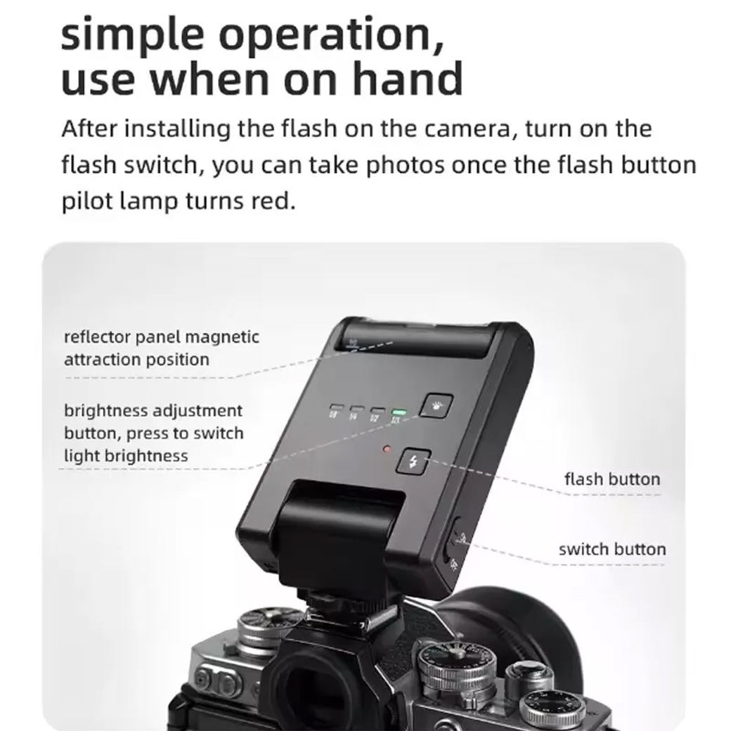 YONGNUO YN6 Micro Mini On-Camera Flash Light ประกัน 1 ปี แฟลชกล้อง | Shopee Thailand