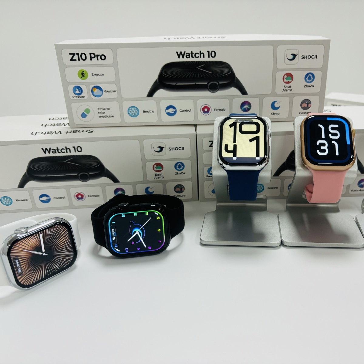 Z10 Pro Smartwatch นาฬิกาอัจฉริยะ สัมผัสได้เต็มจอ heart rate motion ...