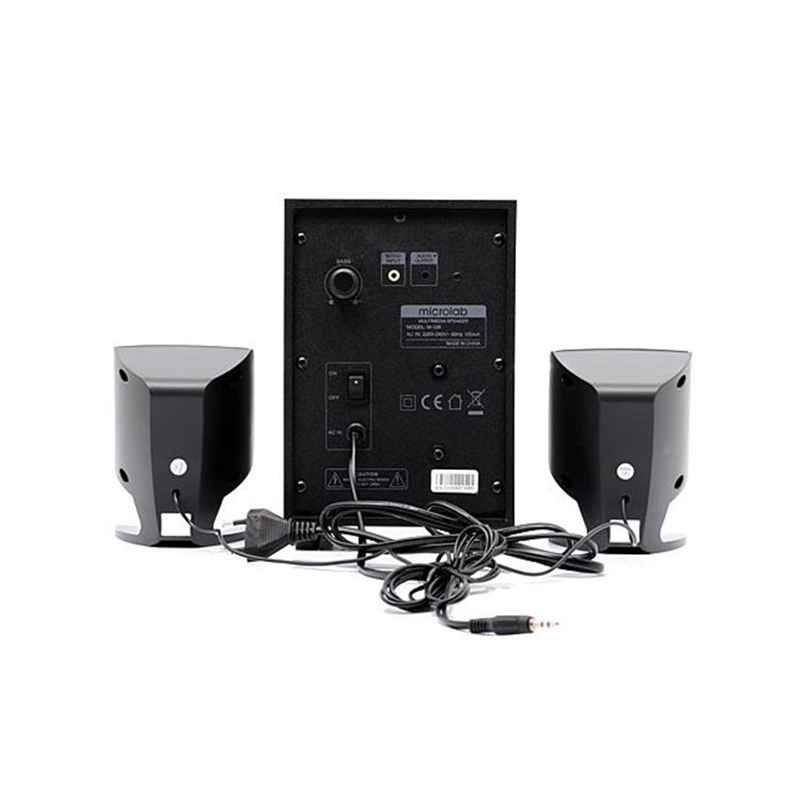 ลำโพงบลูทูธ ระบบเสียง 2.1 Microlab M-108BT Bluetooth / M-108 Speaker พลังเสียงเบสที่หนักแน่น ...