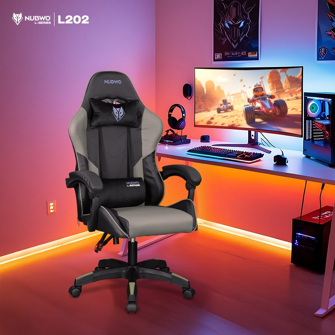 [ประกัน 6 เดือน] NUBWO เก้าอี้เกมมิ่ง Gaming Chair L202 มีให้เลือก 3 สี ...