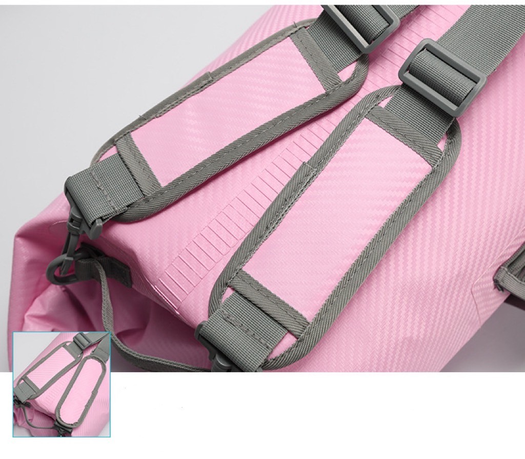 SG กระเป๋ากันน้ำแบบพกพาลายคาร์บอน ขนาด10Lและ20L (แถม2สายคู่) Ocean pack ...