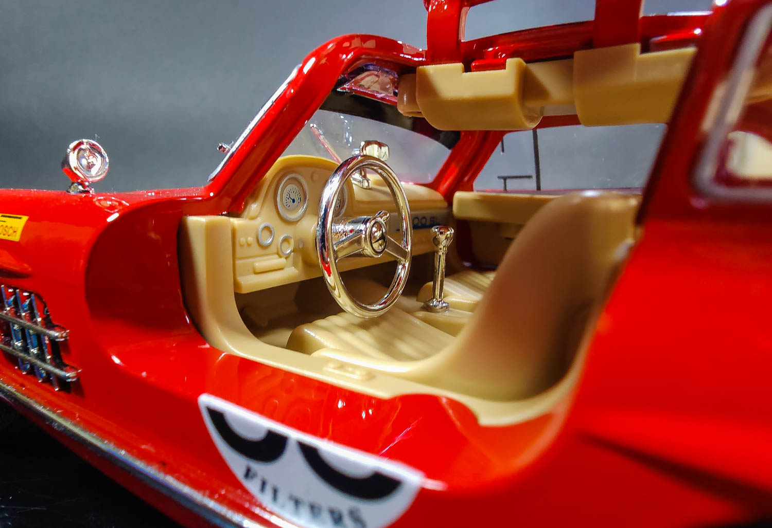 โมเดลรถเบนซ์ เมอร์เซเดส-เบนซ์2ประตู ปีกนก JINLIFANG 1: 24 1954 Mercedes ...