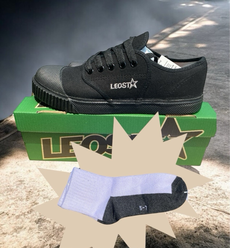 รองเท้านักเรียนLEOStarsize28-46ผลิตจากยางธรรมชาติของเกษตรกรไทย****มีบิล ...