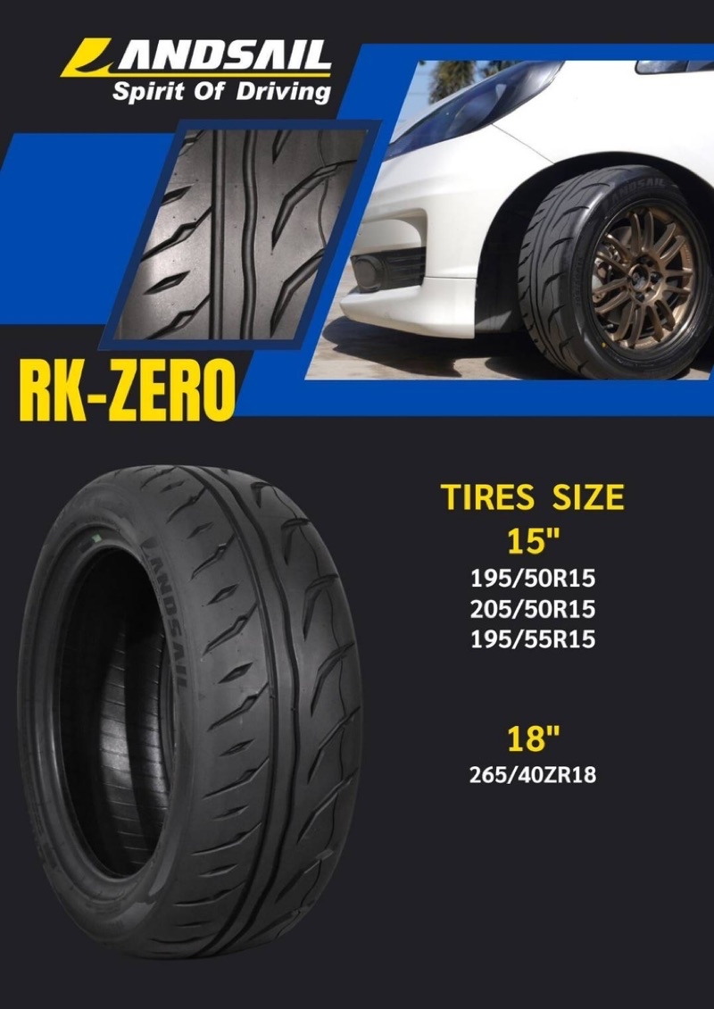 LANDSAIL 265/40R18 RK-ZERO 101V ยางปี2025 | Shopee Thailand
