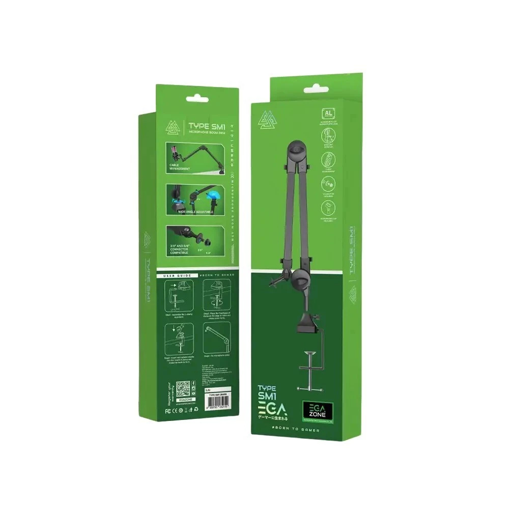 EGA ขาตั้งไมค์ EGA SM1 Microphone Boom arm แบบหนีบโต๊ะหมุนได้360องศา ...