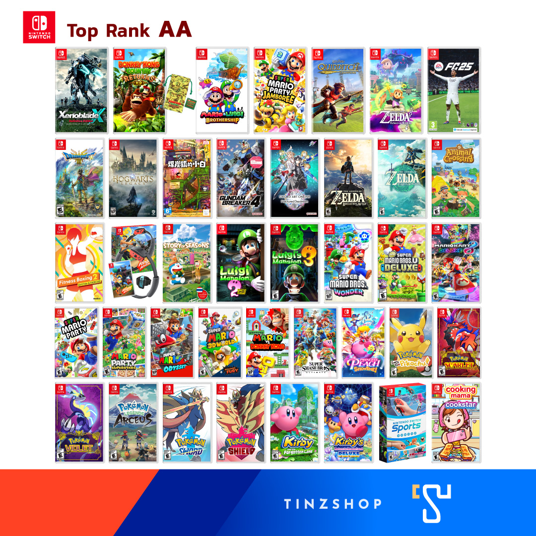 [Top Rank AA] Tinzshop Nintendo Switch Game Set AA เลือก > Fantasy Life ...