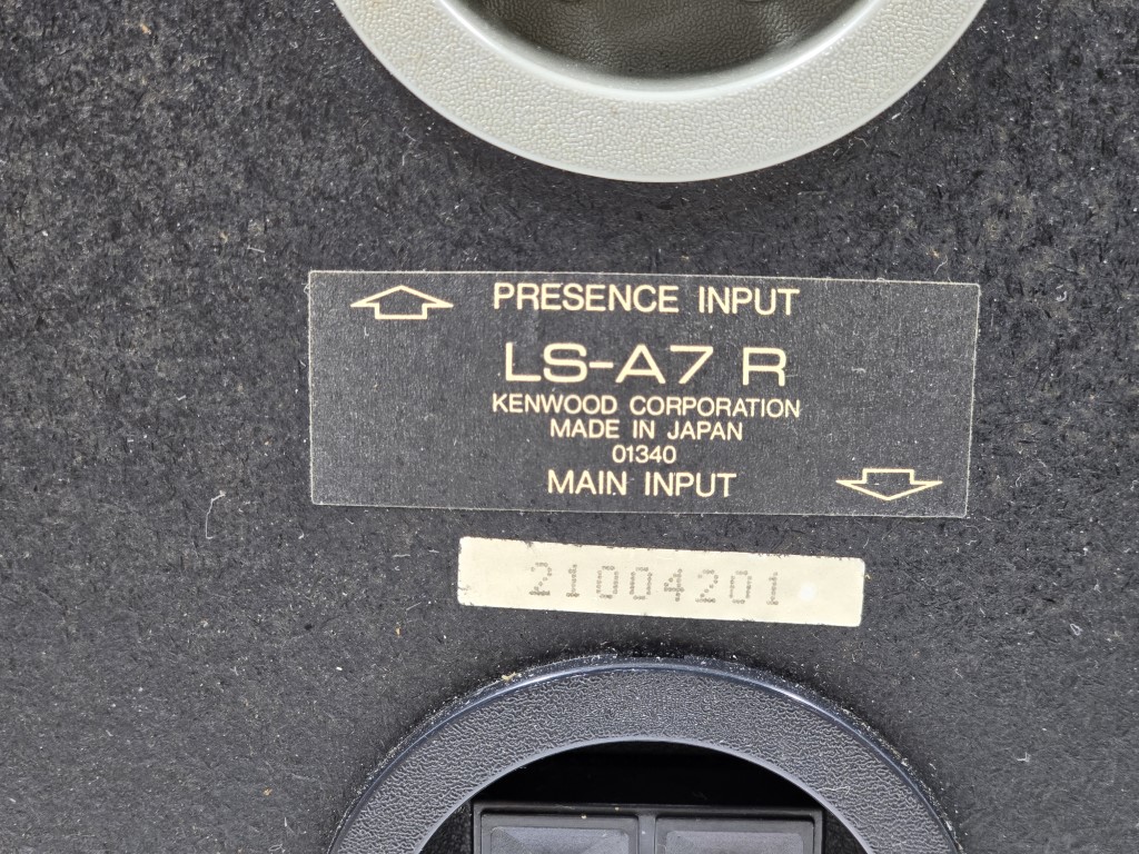 BB9 ลำโพงมือสองญี่ปุ่น 1 คู่ (201) KENWOOD LS-A7 Bi-wire 80W 6 โอห์ม Woofer 5 นิ้ว Size ตู้ 20 ...