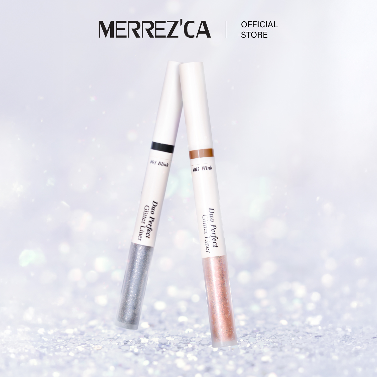 Merrezca Duo Perfect Glitter Liner ดูโอ้ล็อกตาสวยในแท่งเดียว | Shopee ...