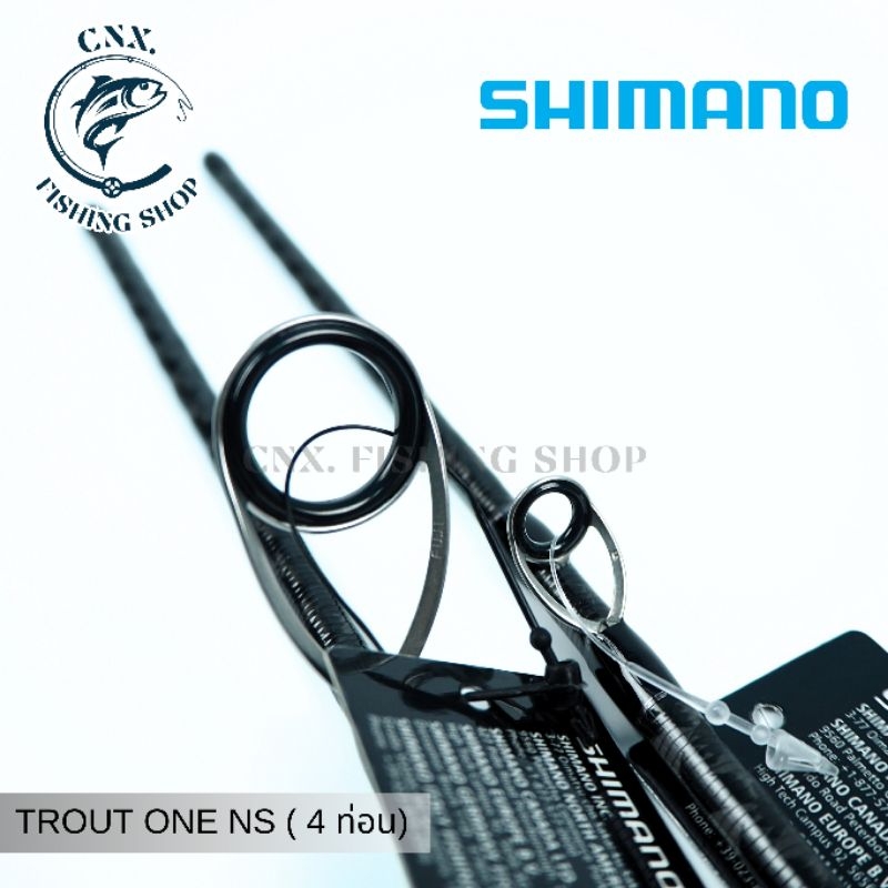 คัน SHIMANO TROUT ONE NS ( 4 ท่อน ) 2024 | Shopee Thailand